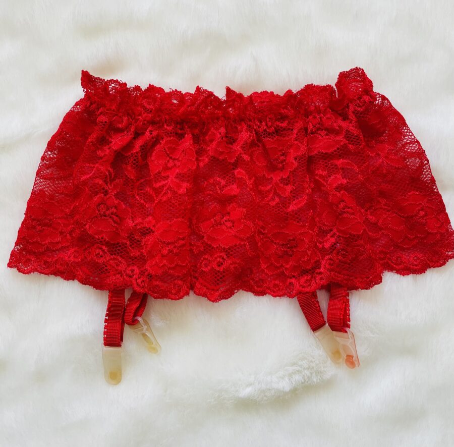 Lace Garter Belt Single Layer - silkandlace